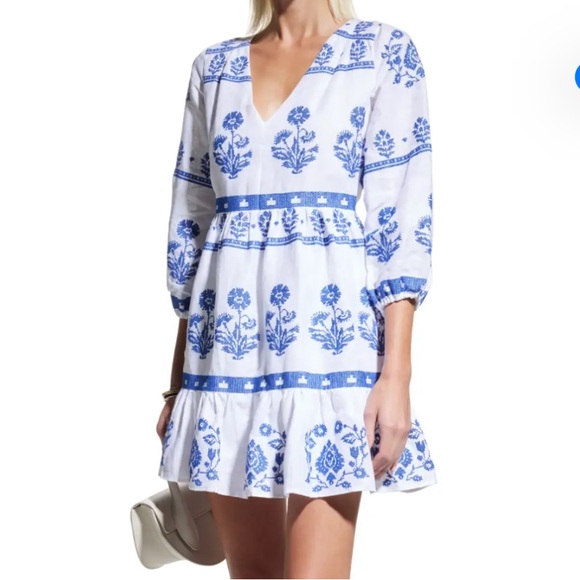 Milly | Dresses | Milly Nwt Gorgeous Debbie Floralembroidered Mini ...
